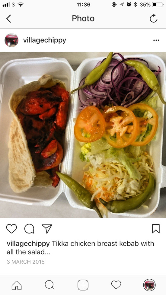 Menu at The Village Chippy fast food, Bedworth