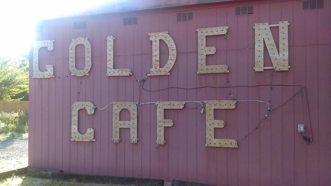 Menu at Golden Cafe, Goldendale, -1539 US-97