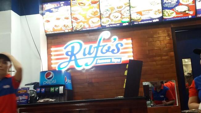 Menu at Rufus restaurant, Iligan City