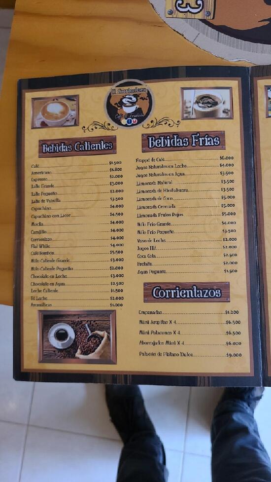El corrientazo cafe y tradición, Santa Rosa de Cabal - Menú del ...
