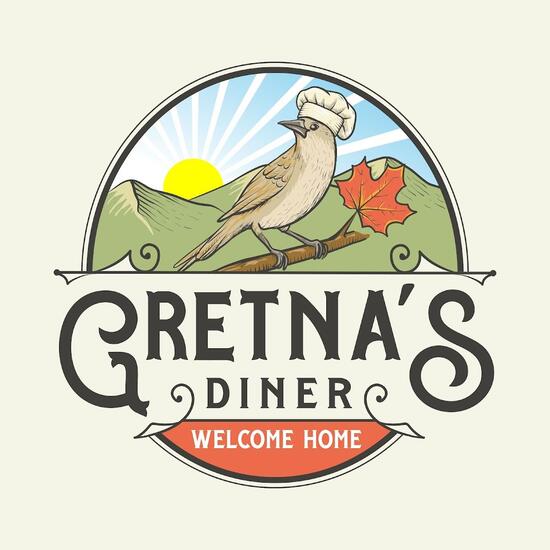 Menu at Gretna's Diner, Gretna