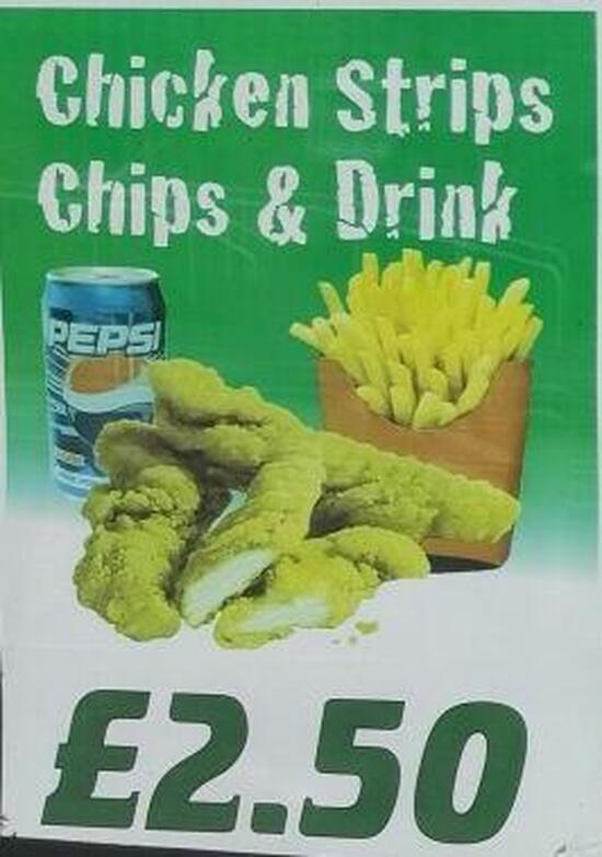 Menu at Chicken Zone Spice restaurant, Huddersfield