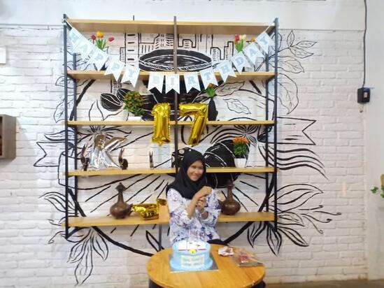 Menu at dialogue cafe, Bojonegoro