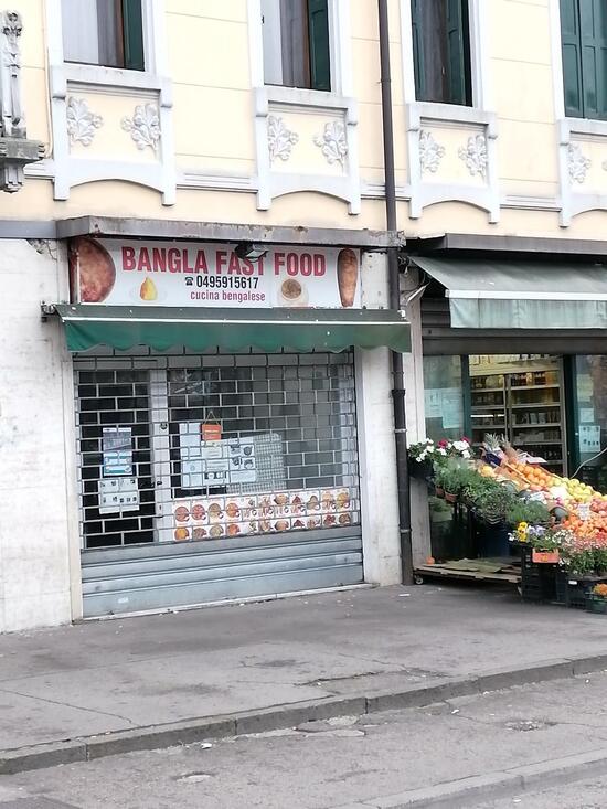 Menu da Bangla Fast Food, Padova
