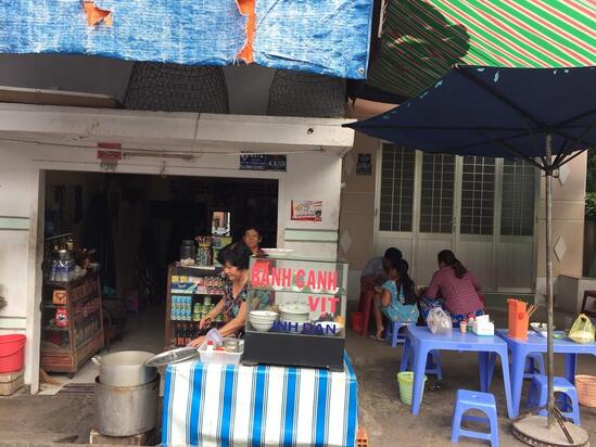 Menu at Bánh canh vịt Bà Năm restaurant, Ben Tre