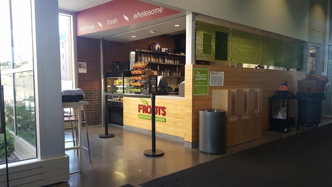 Menu at Froots restaurant, Ames