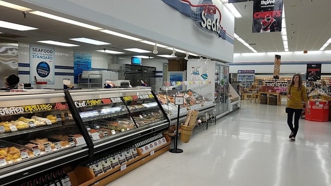 Menu at Hy-Vee Grocery Store restaurant, Kansas City, N St Clair Ave