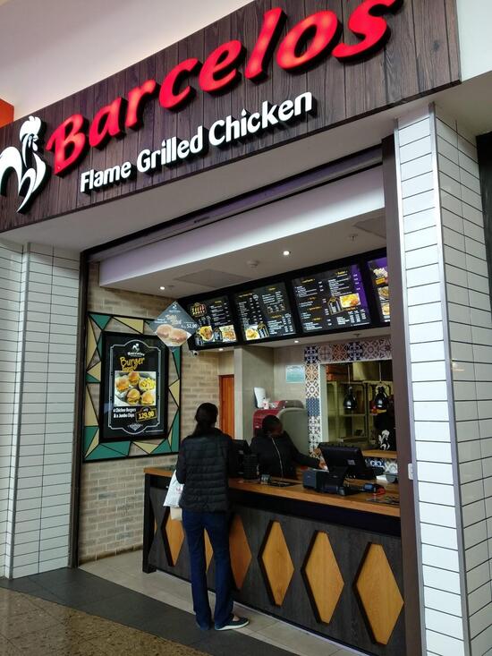 Menu at Barcelos Cape Gate, Cape Town