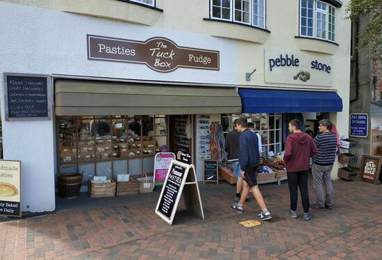 Menu at The Tuck Box restaurant, Lynmouth