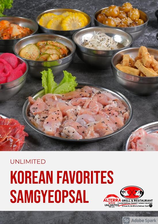 ALTERRA Grill (Samgyeopsal l Wings) UNLIMITED Restaurant, Manila ...