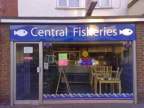 Menu at Central Fisheries restaurant, Leeds, 69 Main St