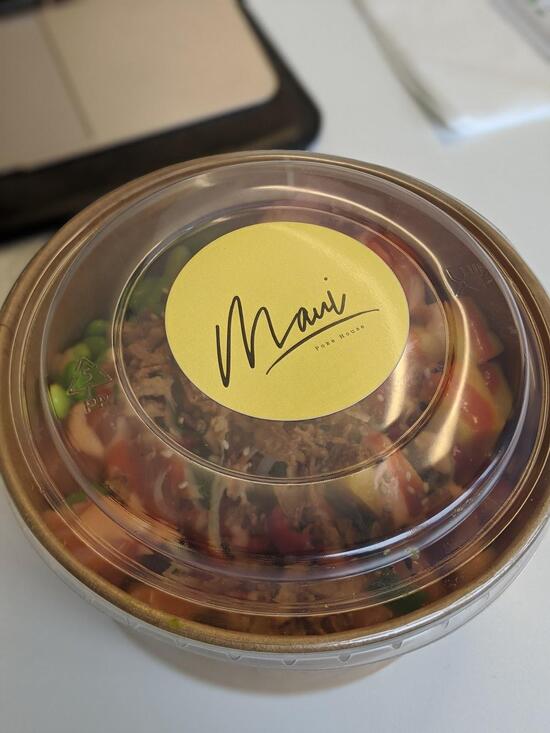 Menu at Maui Poke Holborn restaurant, London