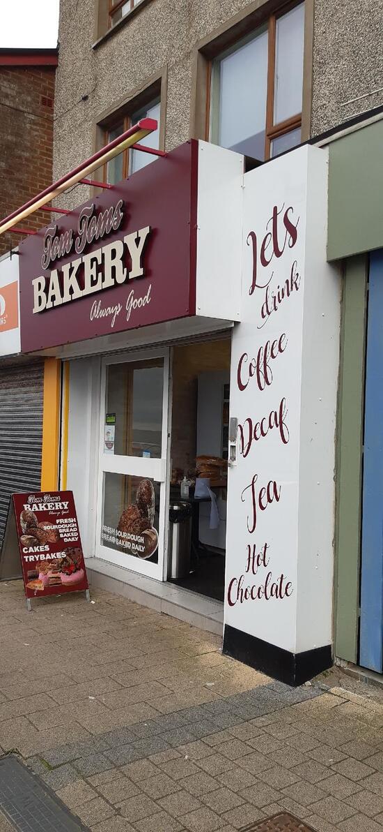 Menu at Tom Toms bakery., Portstewart