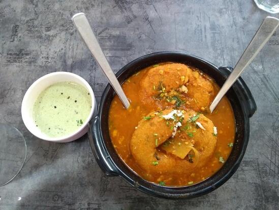 Menu at Celebration, Uruli Kanchan