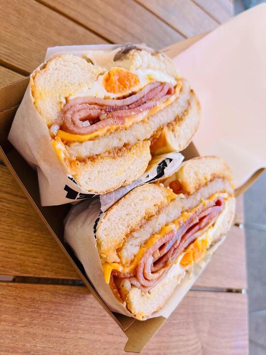 Menu at O Bagel cafe, Southport