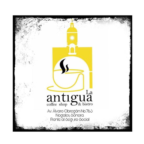 Menu at La Antigua Coffee Shop cafe, Nogales