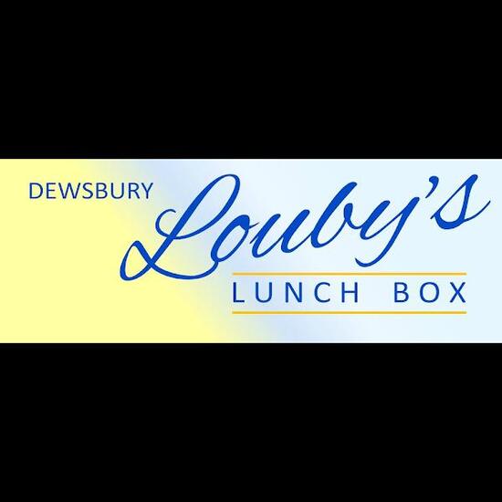 Menu at Louby's Lunch Box cafe, Dewsbury