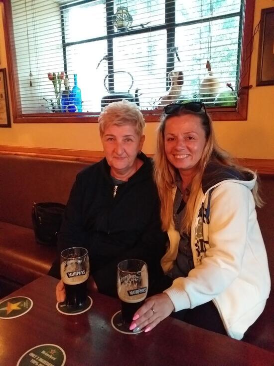 Menu at Halfway Bar, Ireland