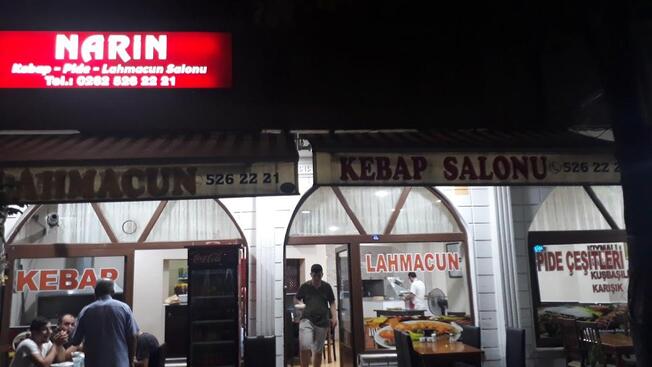 Menu at Narin Lahmacun ve Izgara Salonu, Körfez