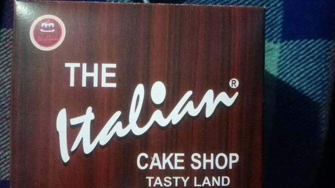 Menu at The Italian cake shop, South Thamarai Kulam