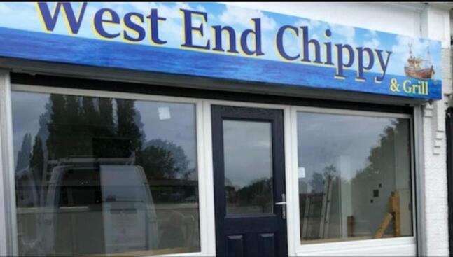Menu at West End Chippy & Grill restaurant, South Kirkby