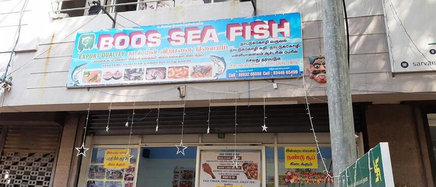 Menu at Boos sea fish & kulambu kadai, Erode