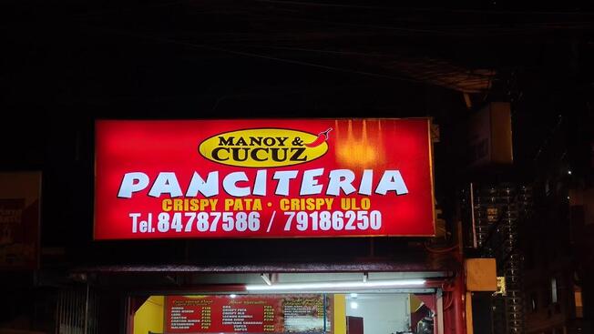 Menu at Manoy & Cucuz Panciteria restaurant, Makati, Antipolo St