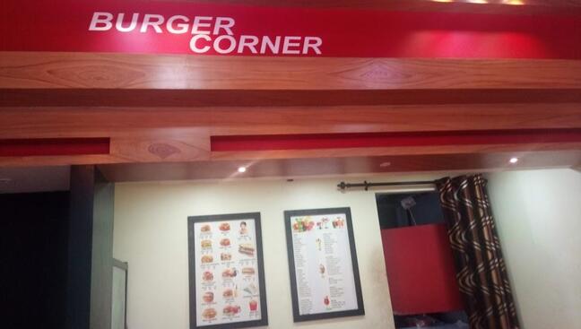 Menu at Burger Corner, Cherpulassery