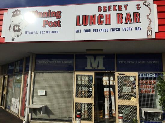 Menu at Winning Post Lunch Bar, Midvale