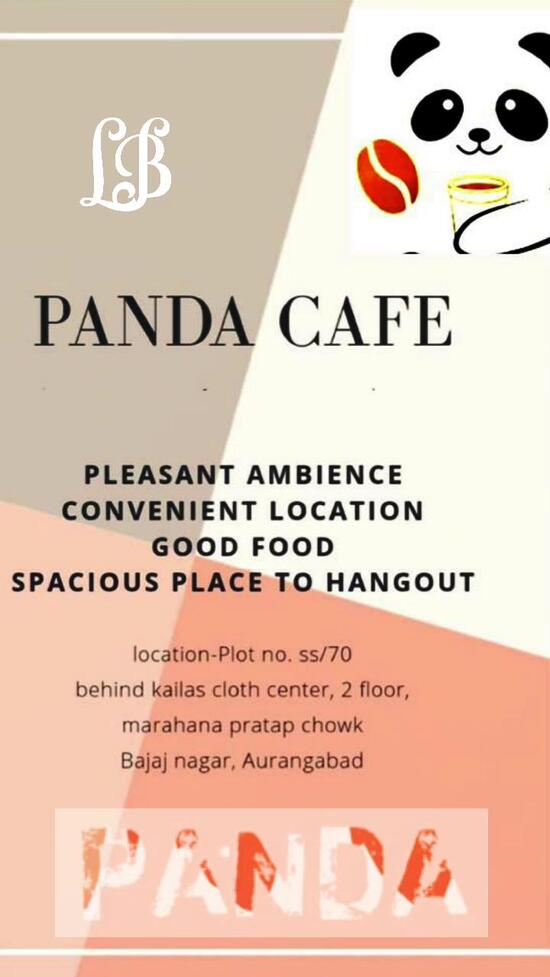 Menu at Pandas Cafe, Aurangabad