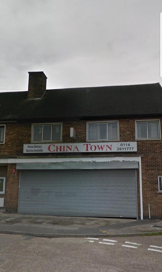 Menu at China Town Takeaway restaurant, Sheffield