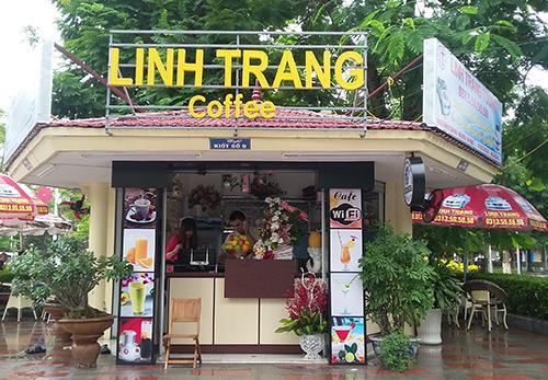 Menu at Cafe Linh Trang, Hai Phong
