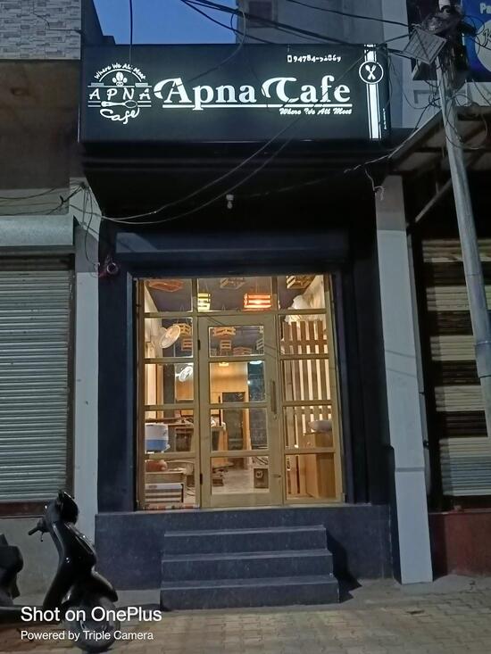 Menu at Apna cafe, Budhlada