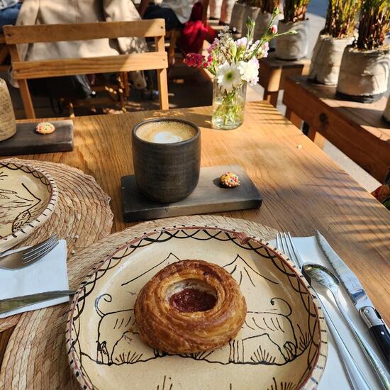 Menu at Amanda Manda restaurant, Mexico City