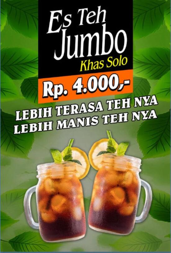 Es Teh Jumbo Khas Solo, Bangkinang - Restaurant menu, prices and reviews
