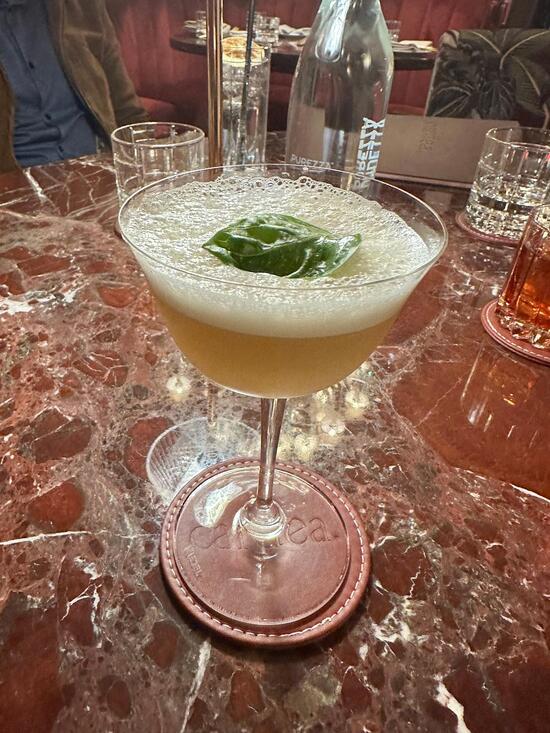 Menu at Cardea Sydney pub & bar, Barangaroo