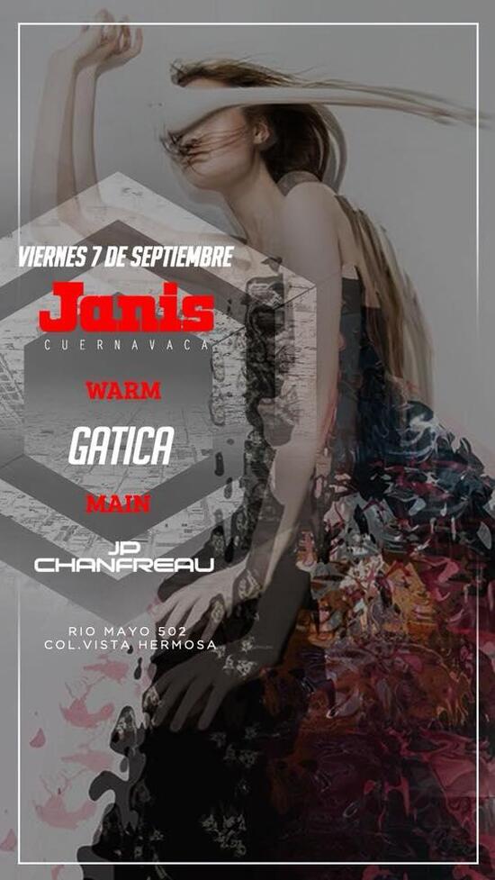 Menu at Janis Cuernavaca club, Cuernavaca