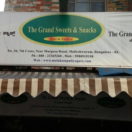 Menu at Grand Sweets & Snacks, Bengaluru