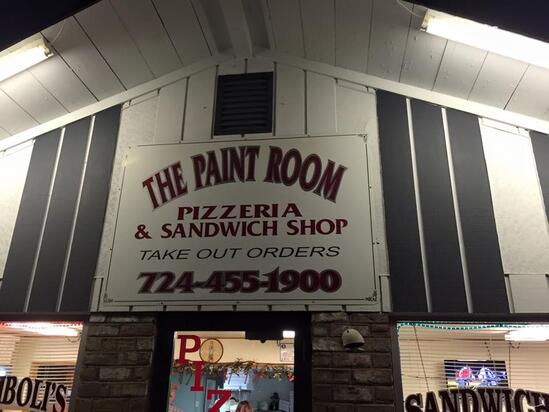 Carta de Paint Room Pizzeria & Sandwich, Normalville