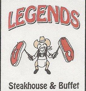 Menu at Legends Steak House & Buffet restaurant, Livingston