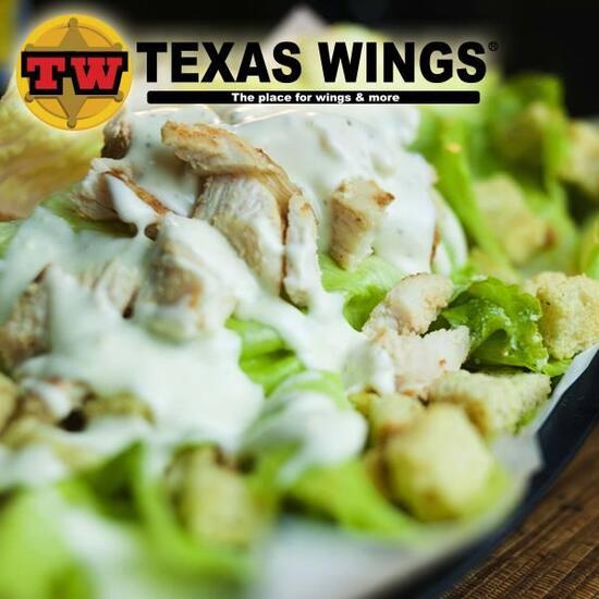 Menu at Texas Wings restaurant, Torreón
