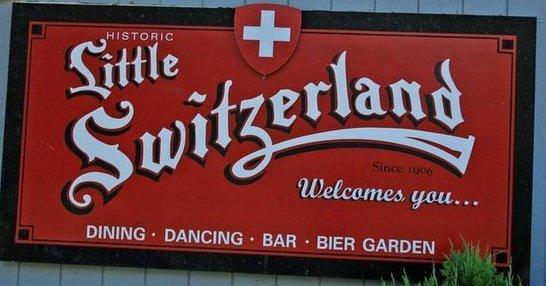 Menu at Little Switzerland Sonoma CA restaurant, Sonoma