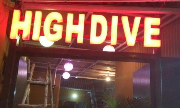 Menu at High Dive, Gurugram