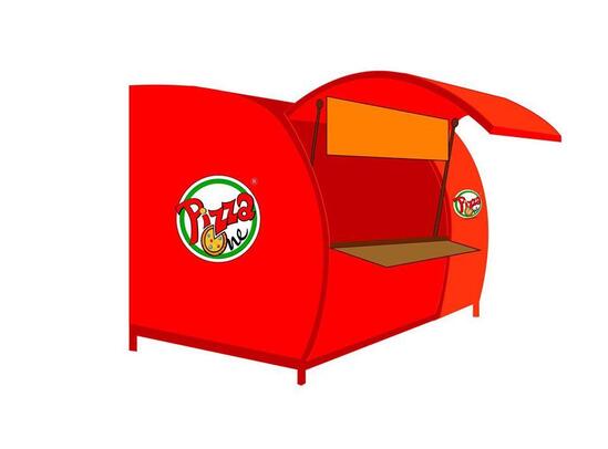 Menu at Pizza One pizzeria, Ho Chi Minh City