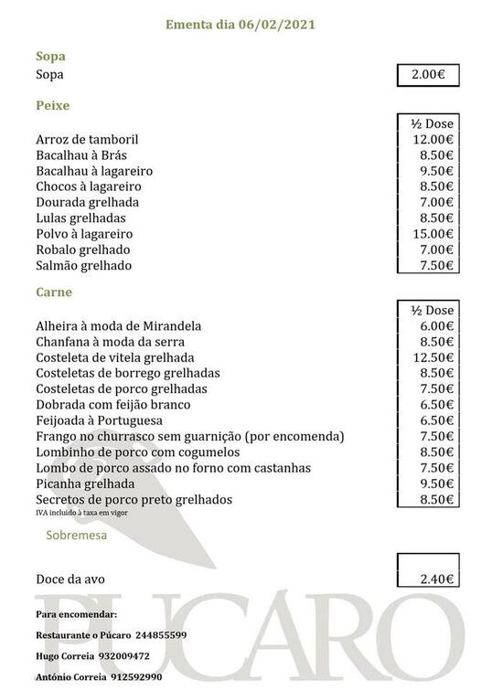 O Púcaro, Tradicional restaurante, Leiria - Avaliações de restaurantes