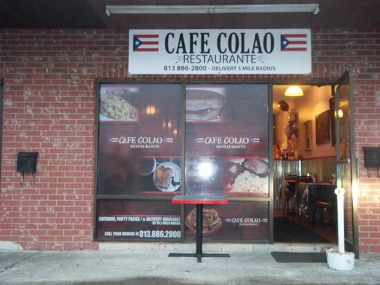 Menu at Cafe Colao Restaurante, Tampa