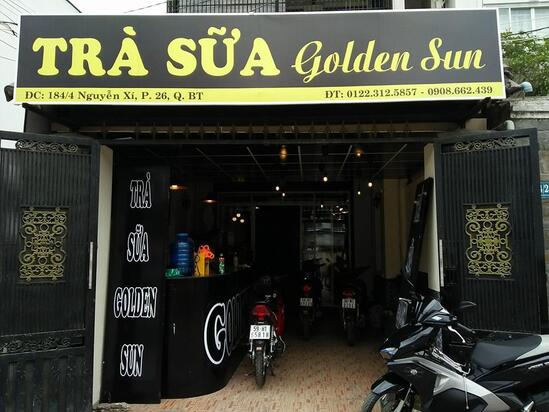 Menu at Golden Sun restaurant, Ho Chi Minh City