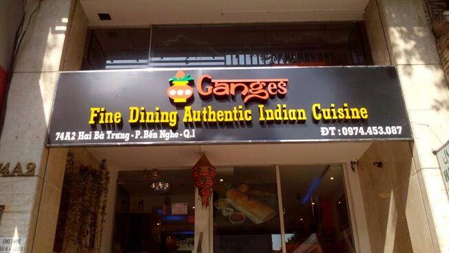 Menu at Ganges - Indian Restaurant, Ho Chi Minh City, 74a2 Hai Bà Trưng