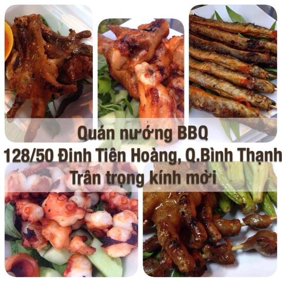 Menu at QUAN NUONG BBQ, Ho Chi Minh City