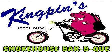 Menu at Kingpin's Roadhouse restaurant, USA